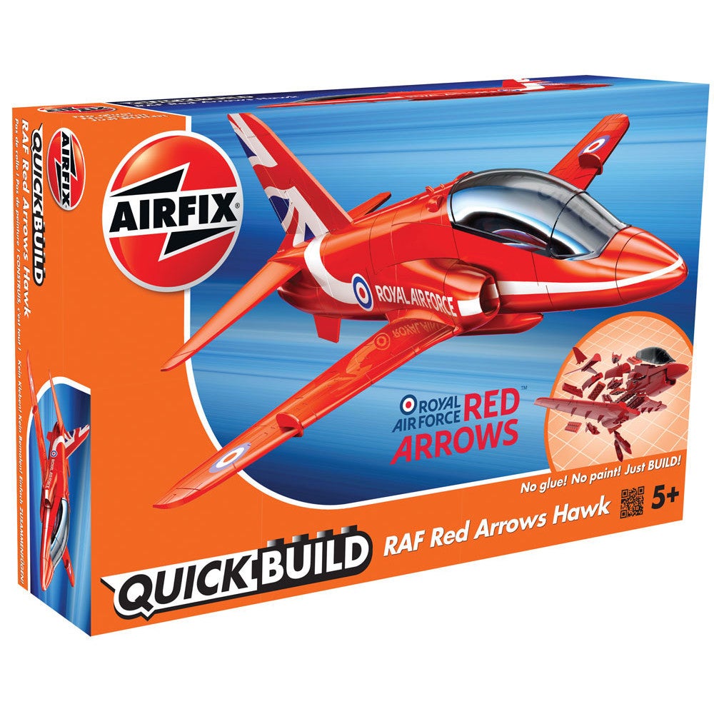 AIRFIX J6018 QUICKBUILD RAF Red Arrows Hawk | ScaleModelCo Hobby Centre