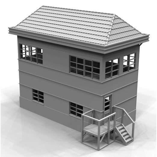 OZ Kits HO NSWGR Two Storey Signal Box based on Taree South kit ...