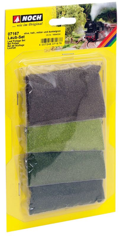 Noch 07167 Leaf Foliage Set | ScaleModelCo Hobby Centre