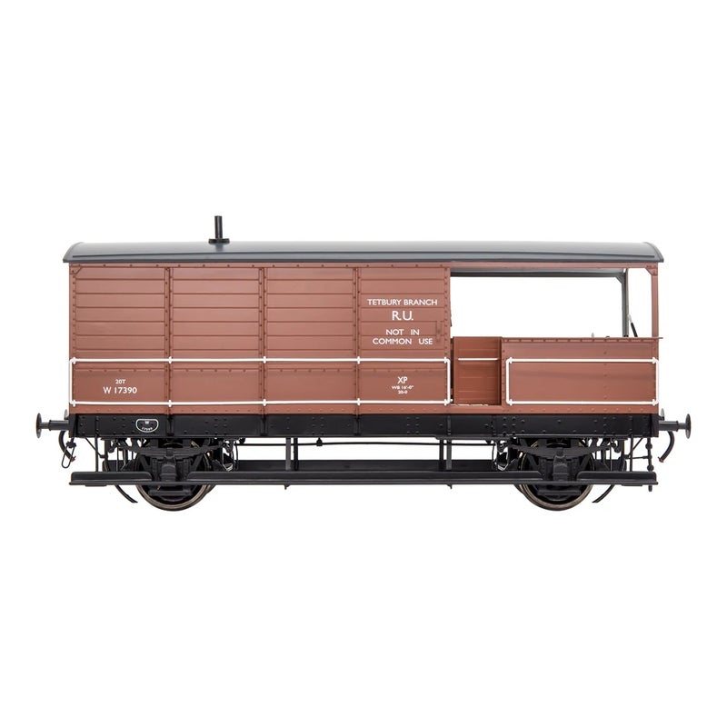 Dapol 7F-300-009 GWR Toad Brake Van Bauxite W17390 Diagram AA21 ...