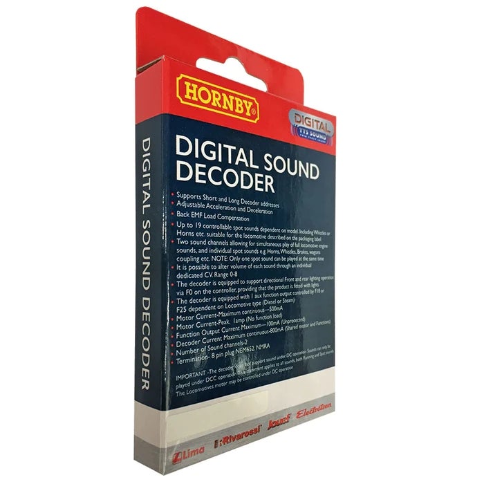 HORNBY TTS SOUND DECODER - J36 Class R7239 | ScaleModelCo Hobby Centre