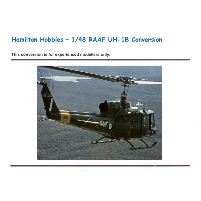 Hamilton Hobbies 1:48 RAAF UH-1B Conversion Kit | ScaleModelCo Hobby Centre