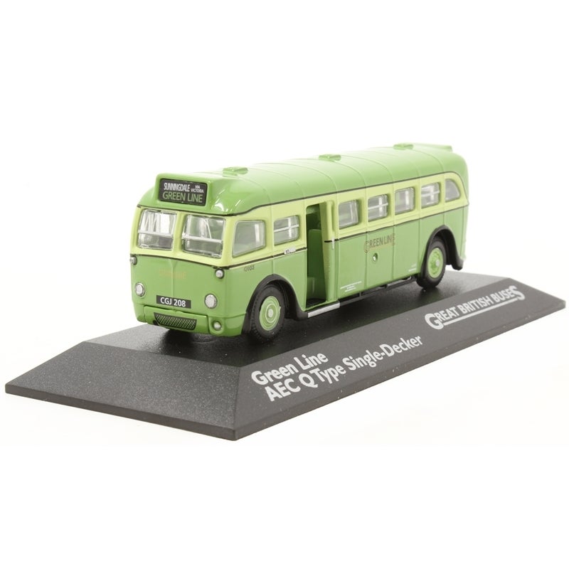 Atlas Editions 1:76 Green Line AEC Q Type Bus JB14 | ScaleModelCo Hobby ...