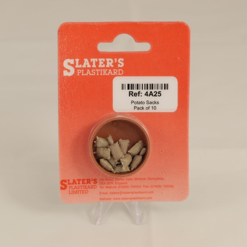Slaters OO Scale Potato Sacks Pack of 10 4A25 | ScaleModelCo Hobby Centre