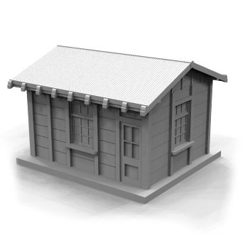 OZ Kits N Scale NSWGR Concrete Signal Box | ScaleModelCo Hobby Centre