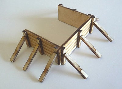 ModelOkits NSWGR 7mm O Scale TImber Ash Buffer Stop (Lasercut ...