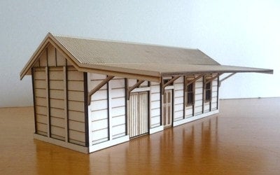 ModelOkits NSWGR 7mm O Scale PC2 Concrete Railway Station Building ...