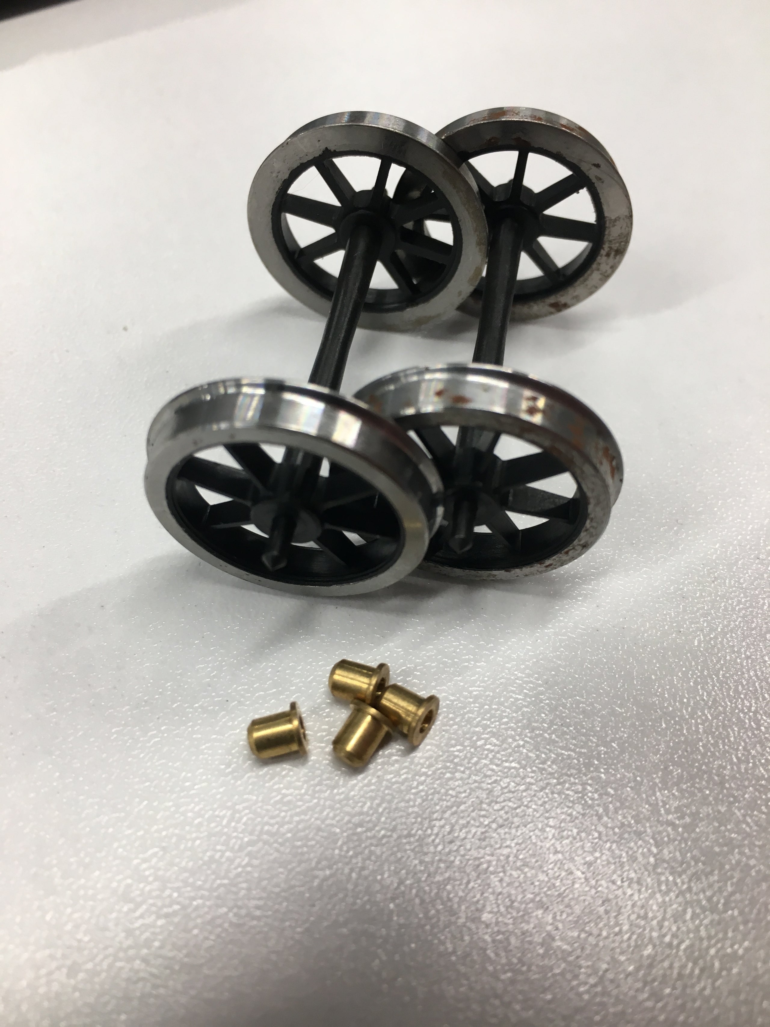 Waratah Models 7mm O Scale 8 Spoke Wheels 37" (2 Axles/4 Wheels/4 ...