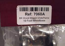 Slaters O Scale BR Shock Wagon Underframe 10 Foot Wheelbase 7060A ...