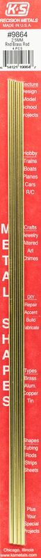 K&S Metals Round Brass Rod 2.5mm 9864 | ScaleModelCo Hobby Centre