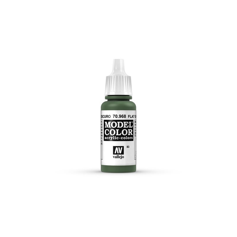 Vallejo 70.968 Model Colour #083 Flat Green 17 ml Acrylic Paint | ScaleModelCo Hobby Centre