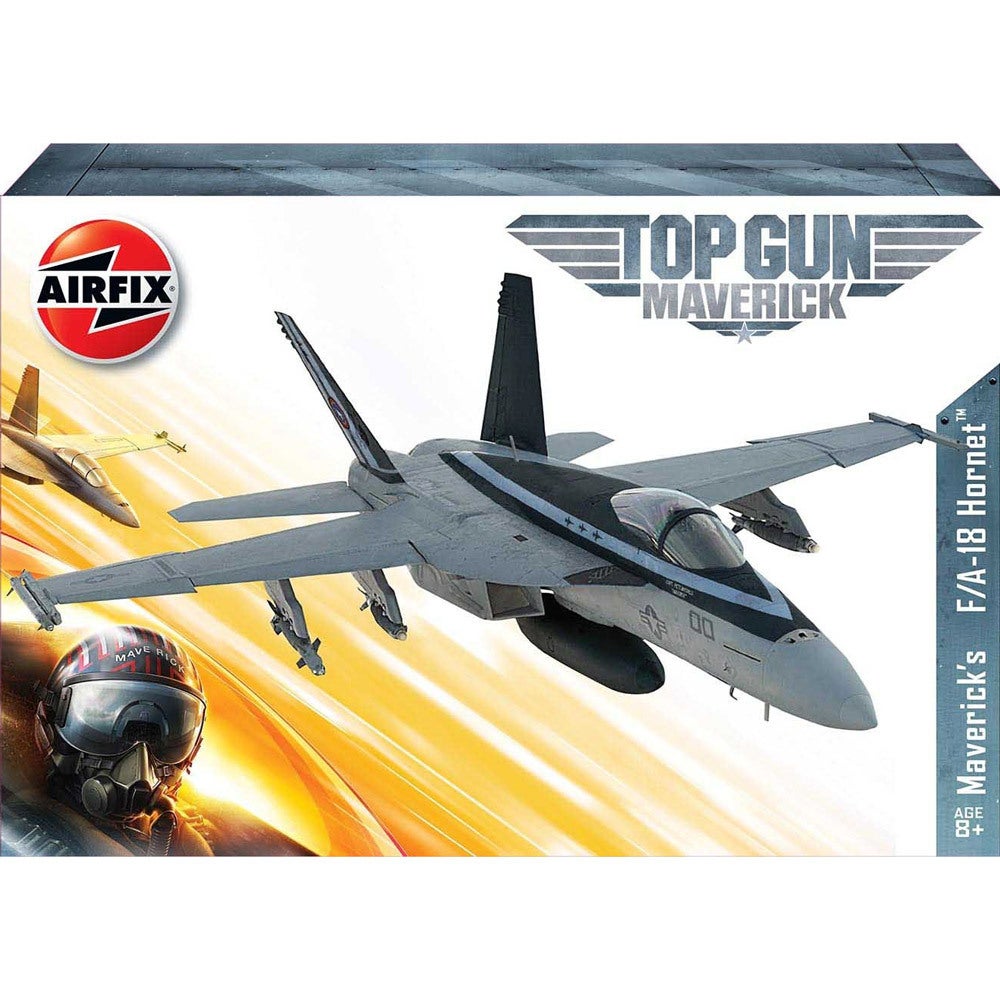 AIRFIX 00504 1:72 TOP GUN MAVERICK'S F-18 HORNET | ScaleModelCo Hobby ...