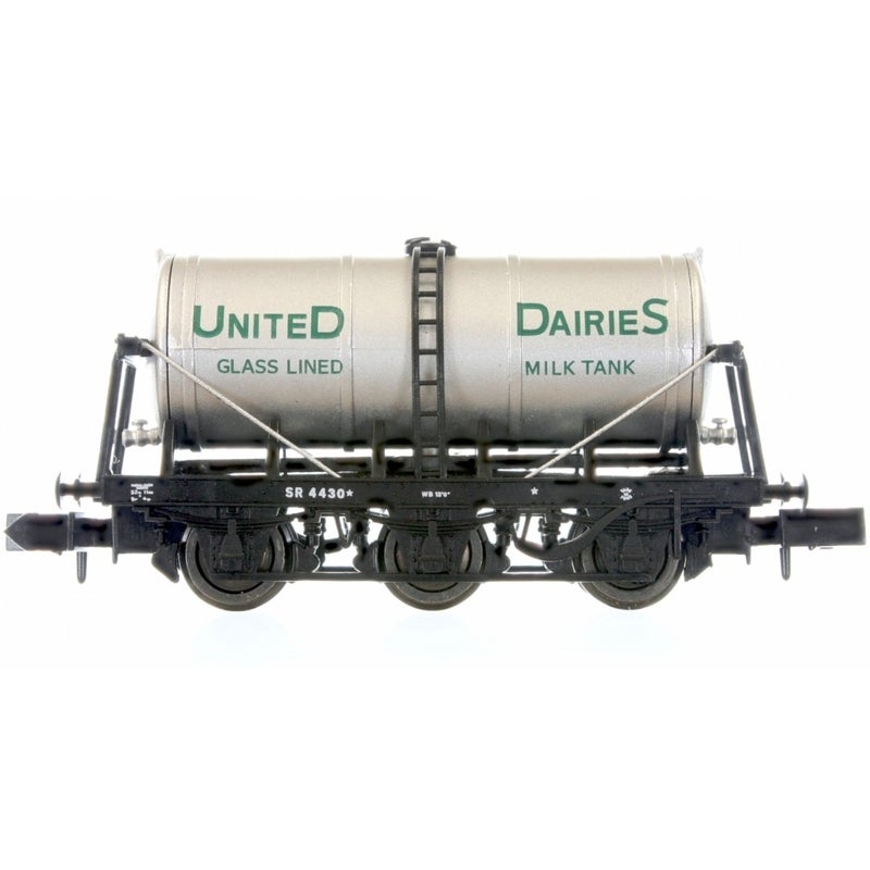 Dapol 2F-031-023 N Scale 6 Wheel Milk Tanker United Dairies 4430 (Green ...