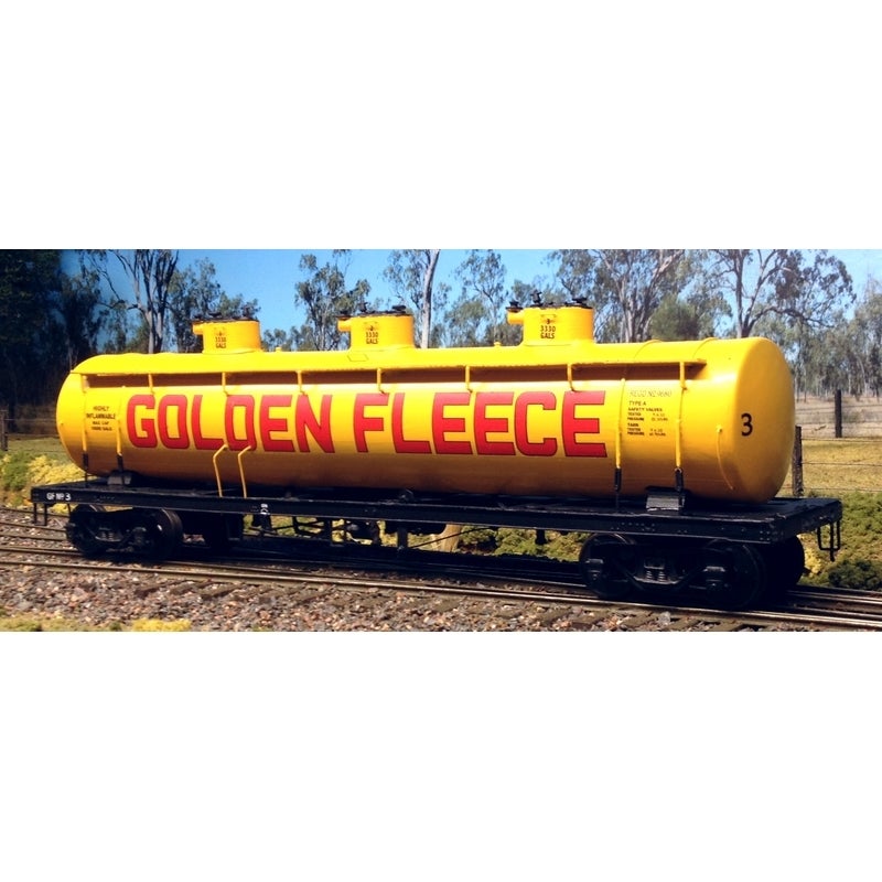 O-Aust Models O Scale NSWGR Tulloch 10,000 Gallon Golden Fleece Bogie ...