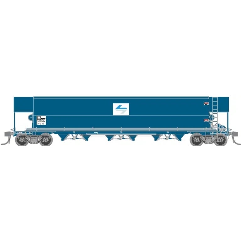 IDR Models HO Pack 11 NHVF PTC Blue Faded Coal Hoppers | ScaleModelCo ...