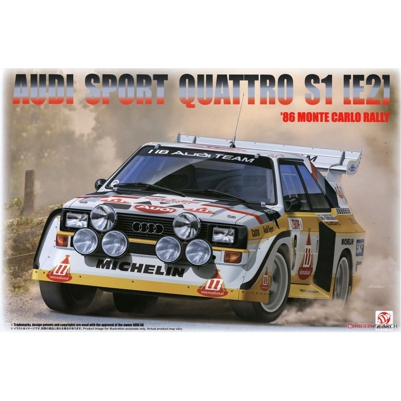 Beemax 24035 1:24 Audi Sport Quattro S1 E2 '86 Monte Carlo Rally ...