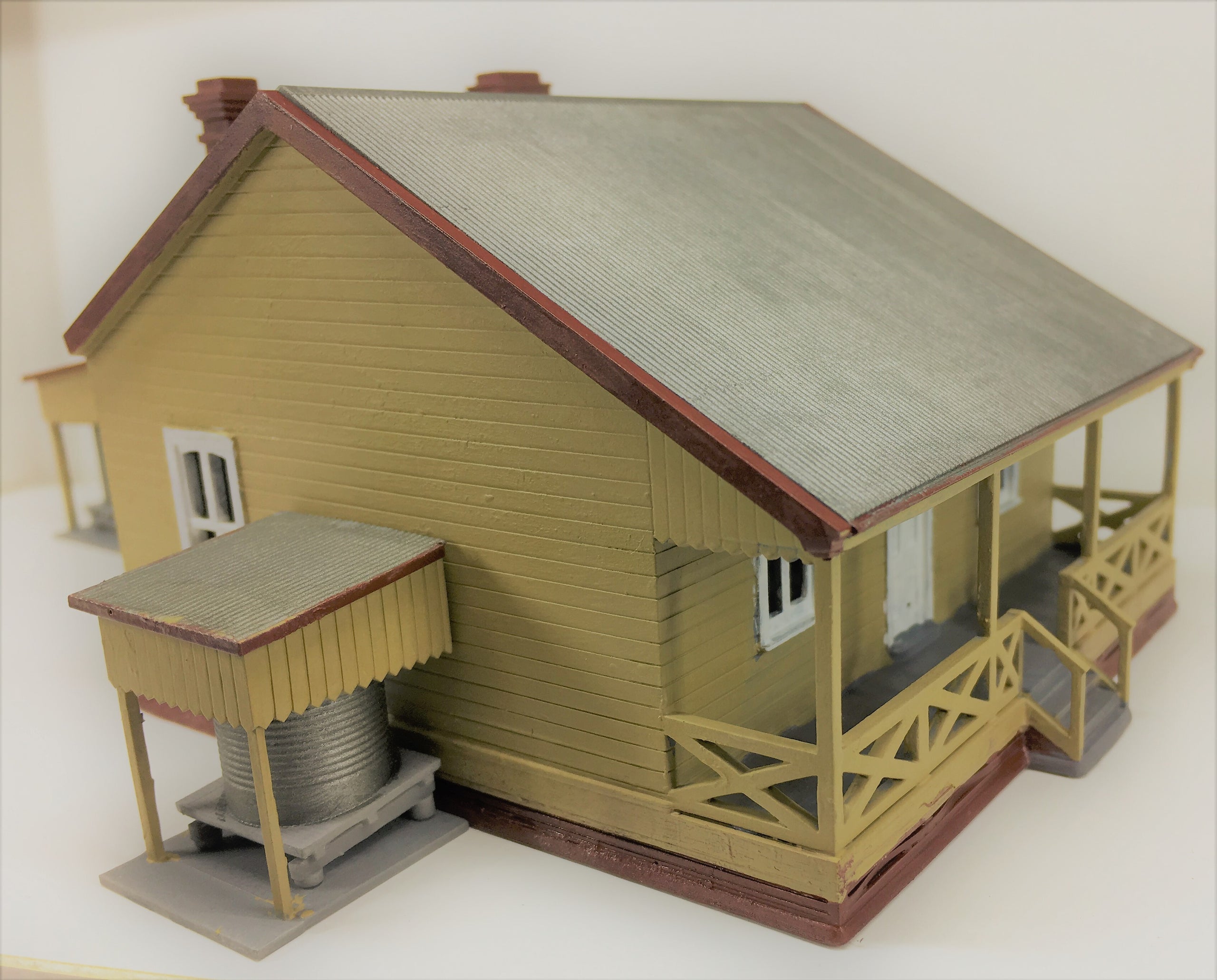 OZ Kits NSWGR (LH) Station Masters House - image of left hand rear ...