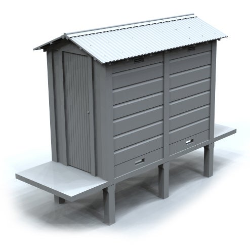 OZ Kits HO NSWGR Relay Hut - Two Panel | ScaleModelCo Hobby Centre