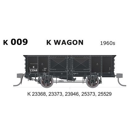 SDS Models K Wagon 1960s 5 Pack K009 | ScaleModelCo Hobby Centre