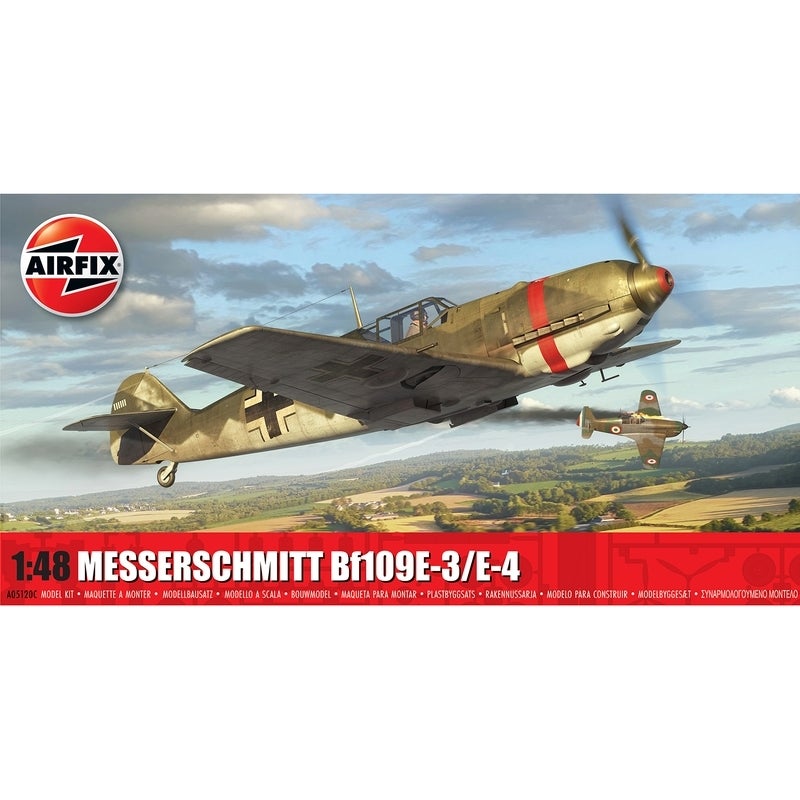 AIRFIX A05120C 1:48 MESSERSCHMITT Bf109E-3/E-4 | ScaleModelCo Hobby Centre