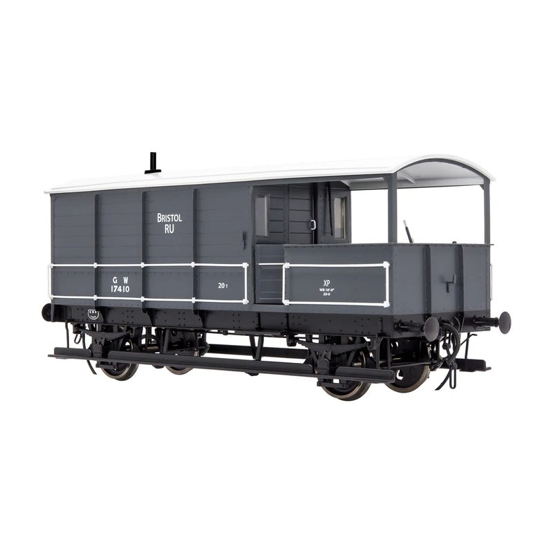 Dapol 7F-300-007 GWR Toad Brake Van GWR Grey 17410 Diagram AA21 ...